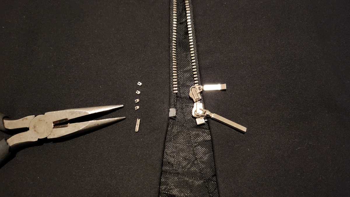 Converting a one-way zipper to a two-way zipper – Nose Prose
